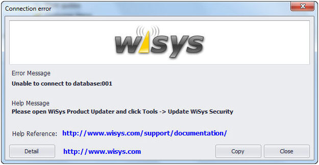 UPDATE WISYS SECURITY